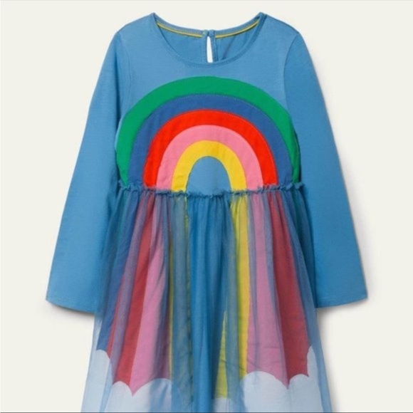 Mini Boden | Dresses | Boden Rainbow Dress | Poshmark